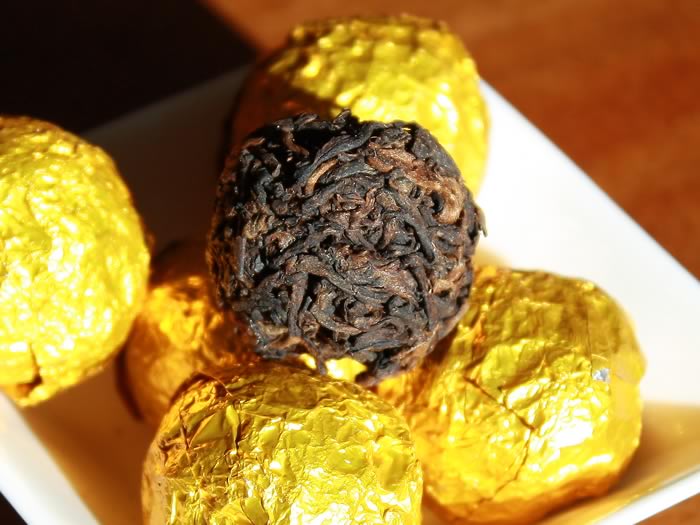 Pu-erh mini tuocha - golden nugget | Valley Green Tea